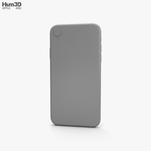 Apple iPhone XR Red 3D model - Download Phones on 3DModels.org