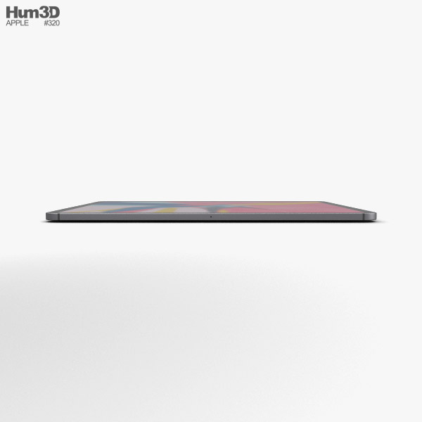 Apple iPad Pro 12.9-inch (2018) Space Gray 3D model - Download Tablet ...