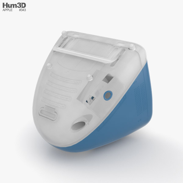苹果 iMac G3 3D模型 - 下载 台式电脑 开启 3DModels.org