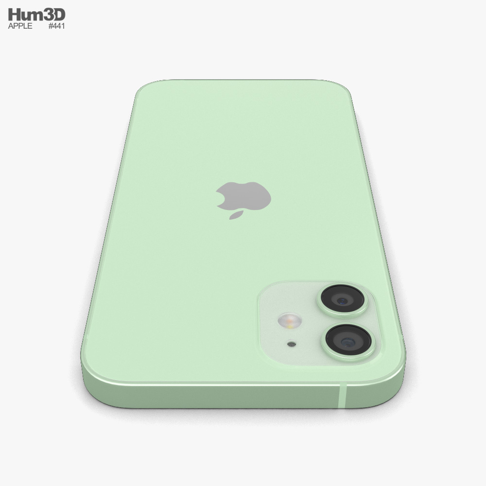 Apple iPhone 12 Verde Modelo 3D - Descargar Teléfonos on 3DModels.org