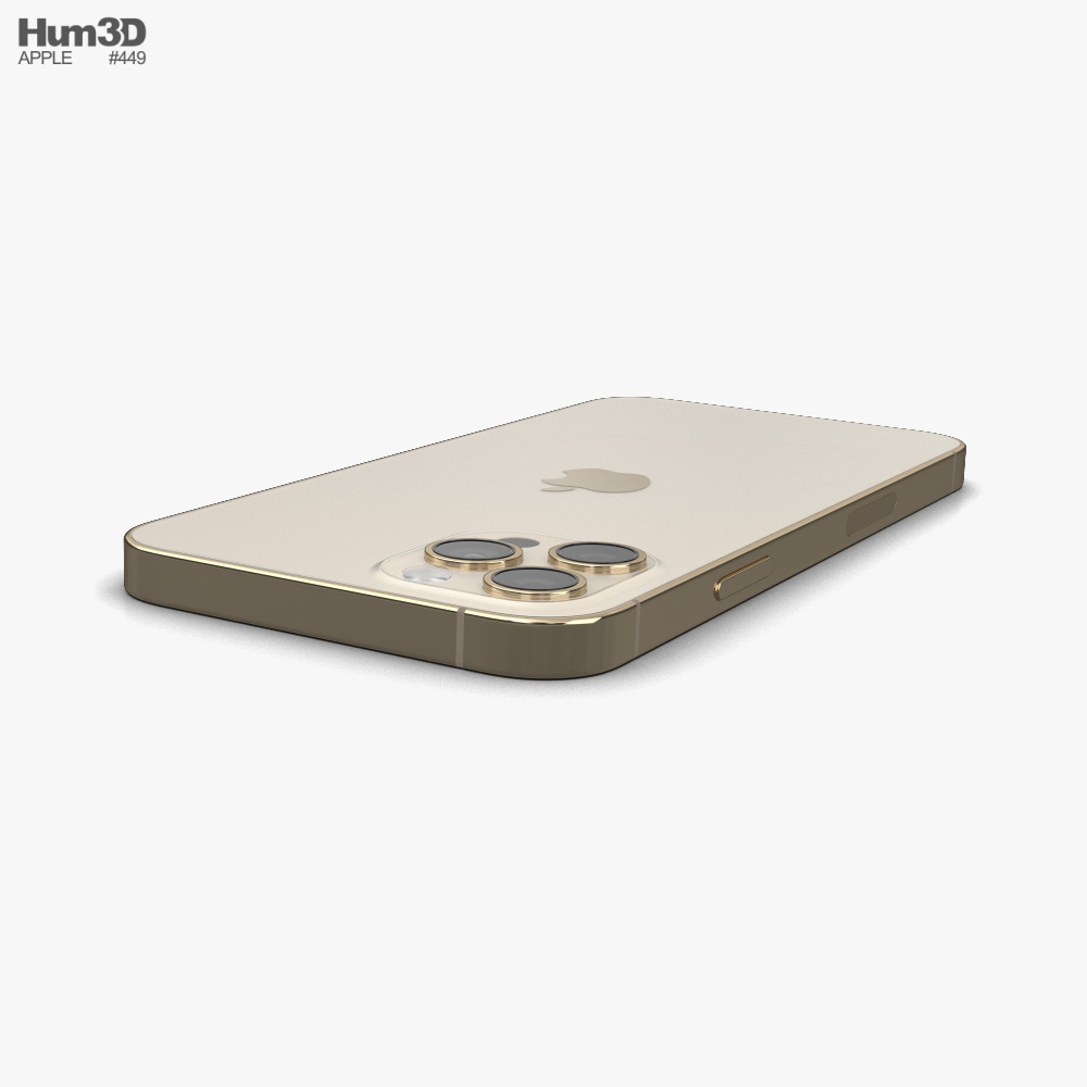 Apple iPhone 12 Pro Gold 3D model - Download Phones on 3DModels.org