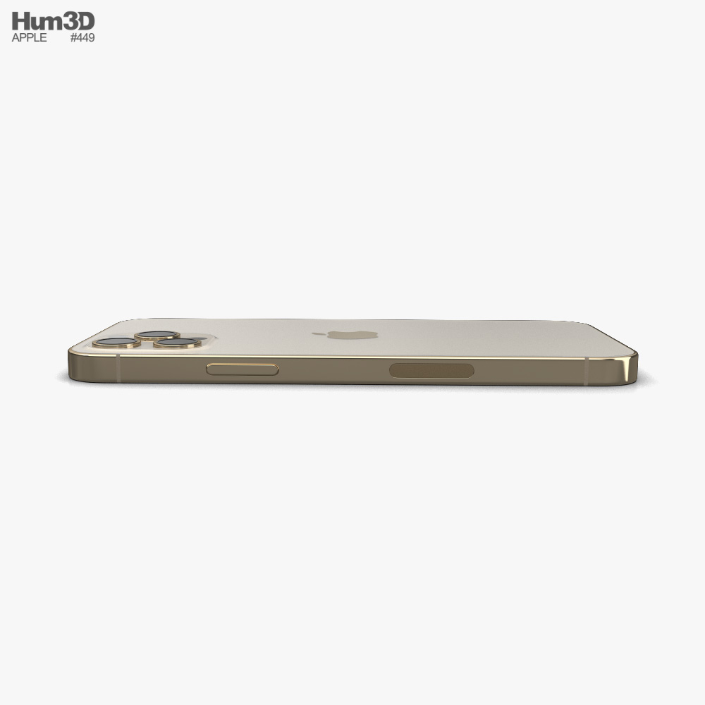 Apple iPhone 12 Pro Gold 3D model - Download Phones on 3DModels.org