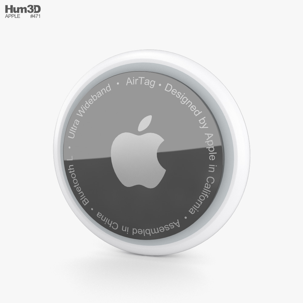 Apple AirTag 3D model - Download Electronic Accessories on 3DModels.org