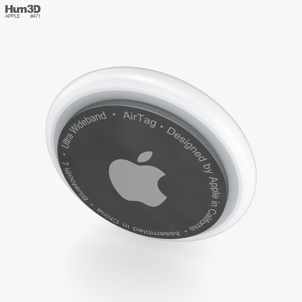 Apple AirTag 3D model - Download Electronic Accessories on 3DModels.org