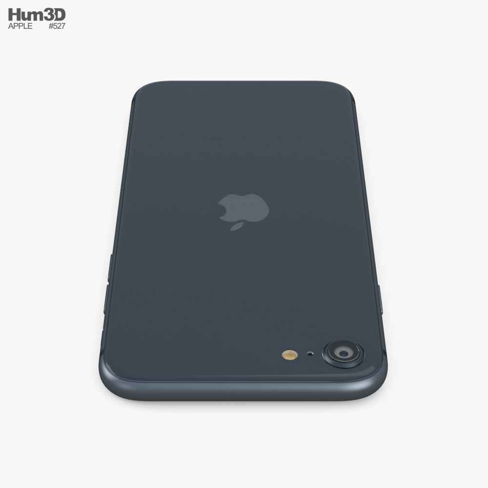 Apple IPhone SE 3 Midnight 3D model - Download Phones on 3DModels.org