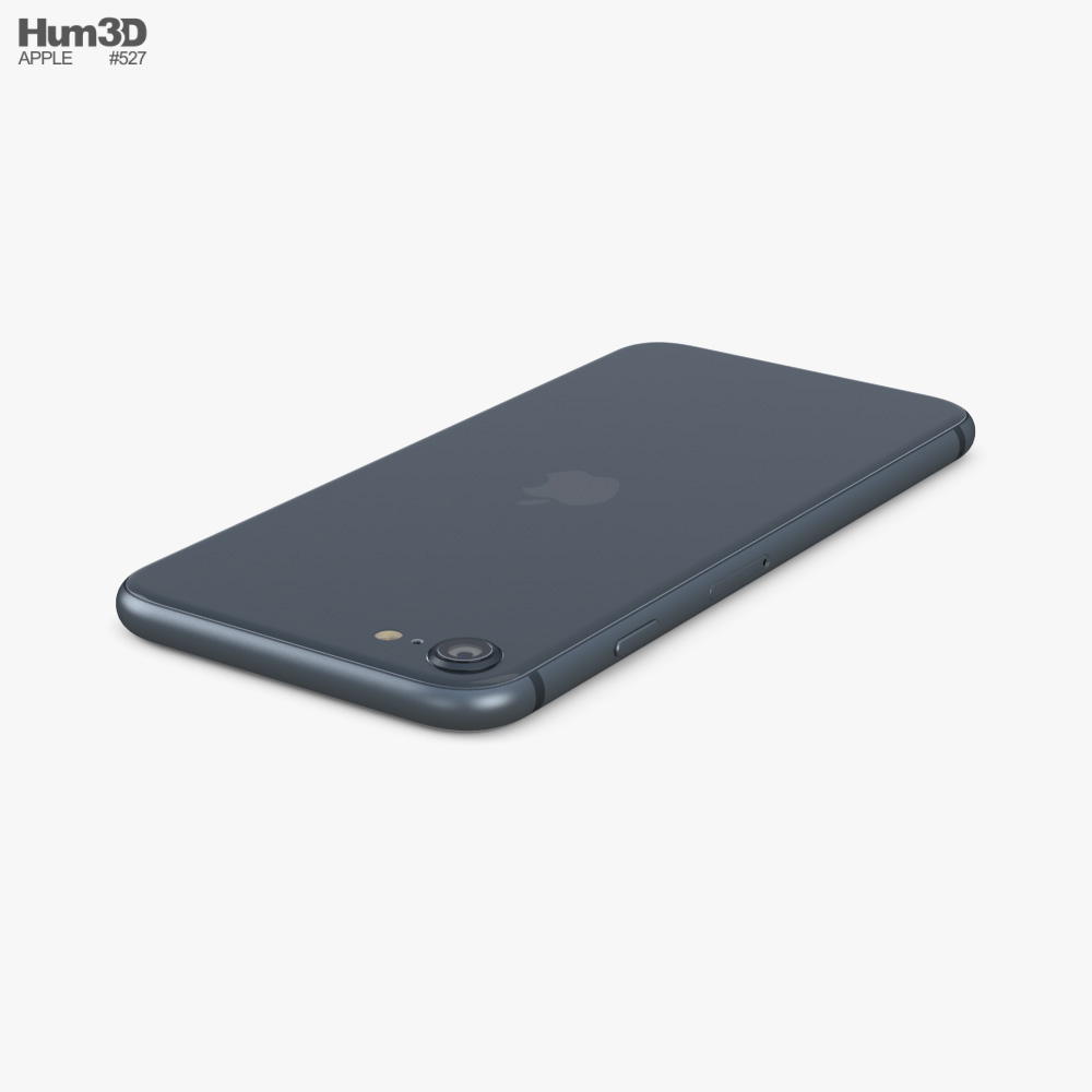 Apple IPhone SE 3 Midnight 3D model - Download Phones on 3DModels.org