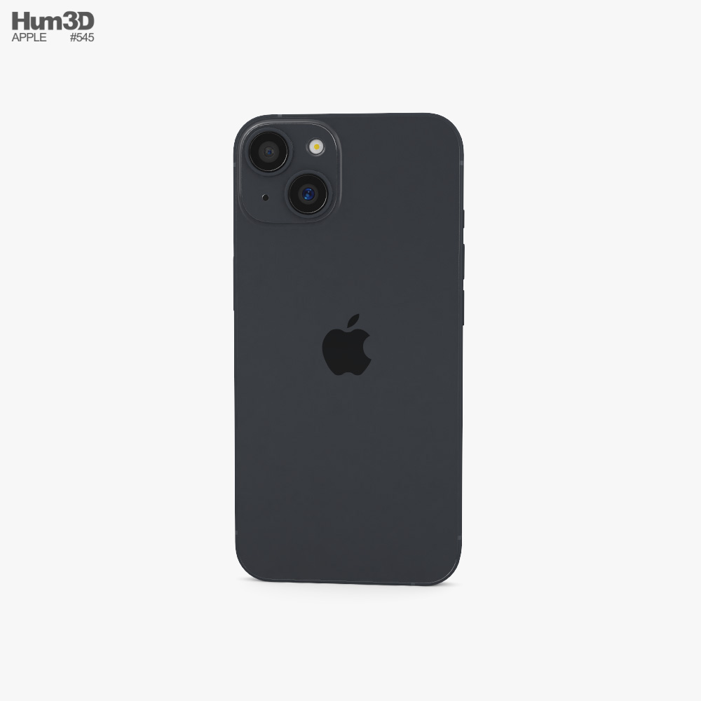 Apple iPhone 14 en Midnight Modelo 3D - Descargar Teléfonos activado ...