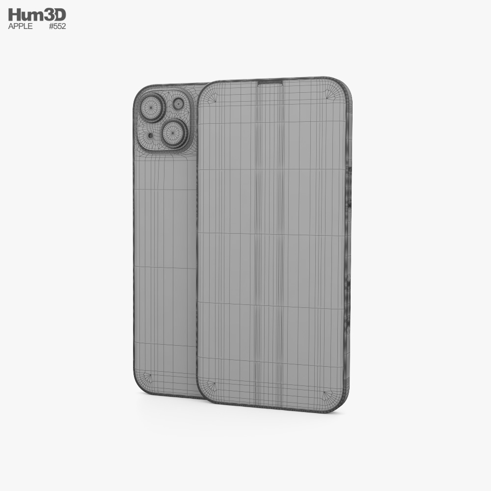 Apple iPhone 14 Plus Red 3D model - Download Phones on 3DModels.org
