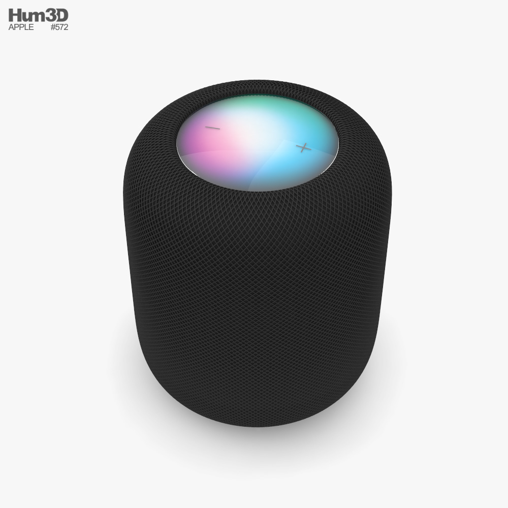Apple HomePod 2nd Generation 3D model - Download Audio Devices on ...