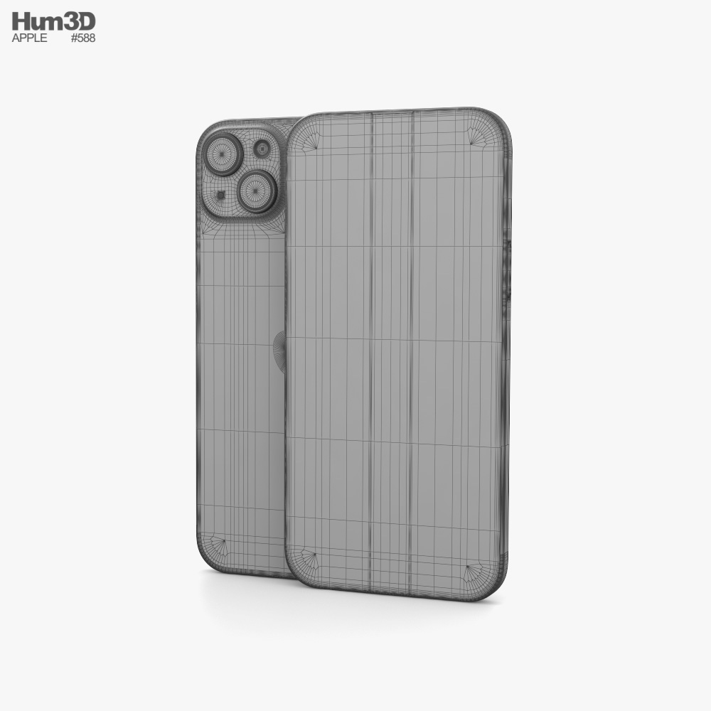 Apple iPhone 15 Plus Blue 3D model - Download Phones on 3DModels.org