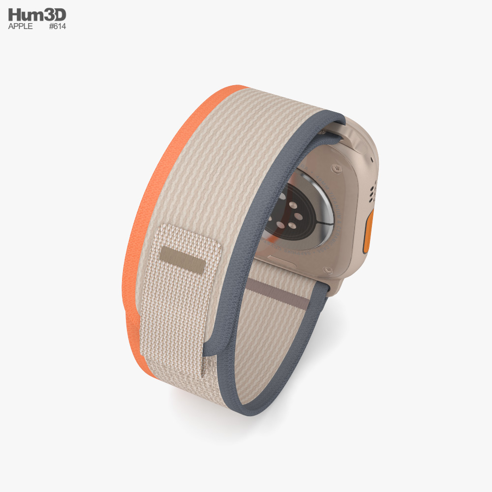 Apple Watch Ultra 2 Trail Loop 3D model - Download Smart watch on ...