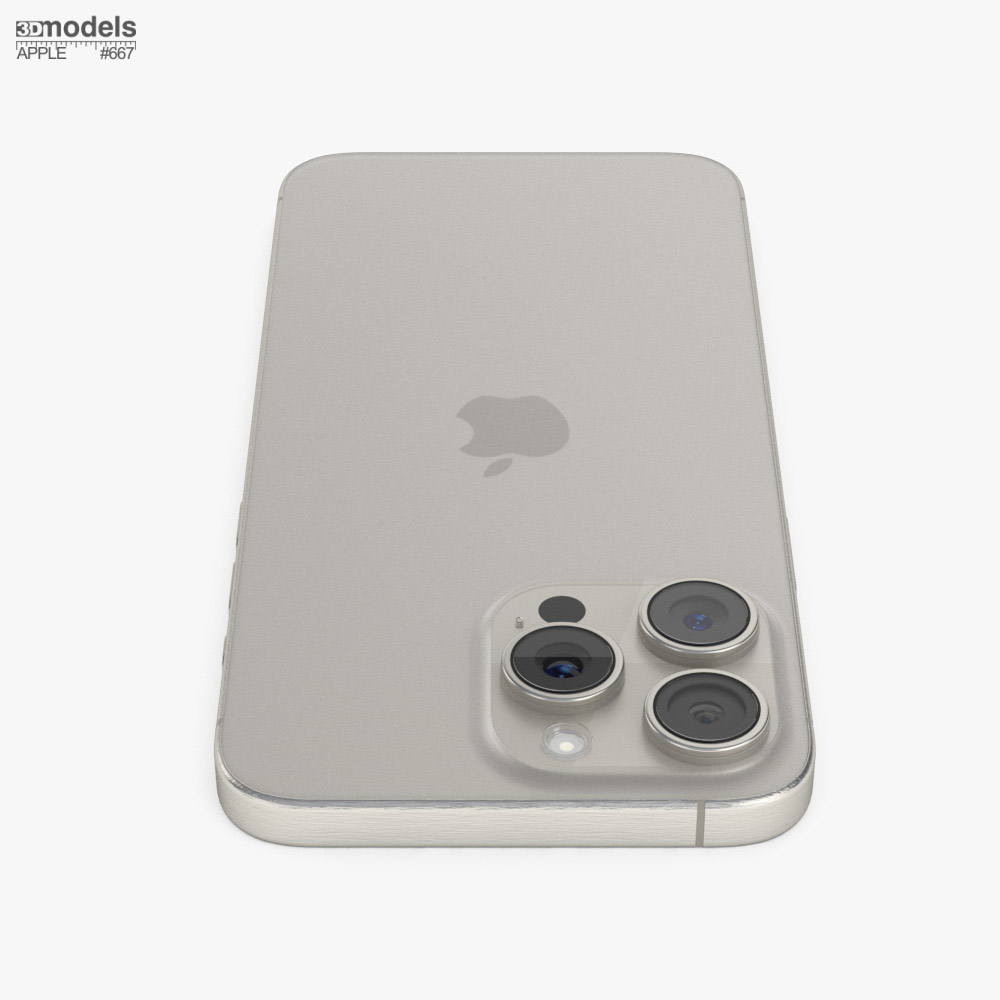 Apple iPhone 16 Pro Max en Natural Titanium Modelo 3D - Descargar ...