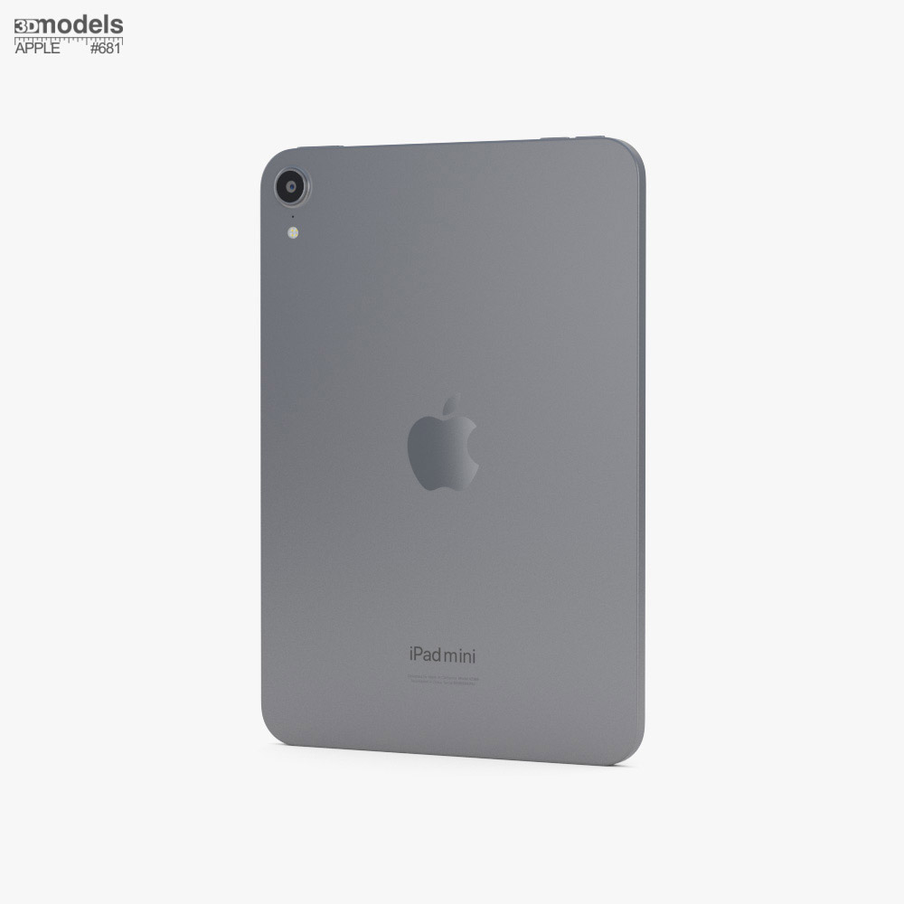 Apple iPad Mini 2024 紫色 3D模型 - 下载 平板電腦 开启 3DModels.org