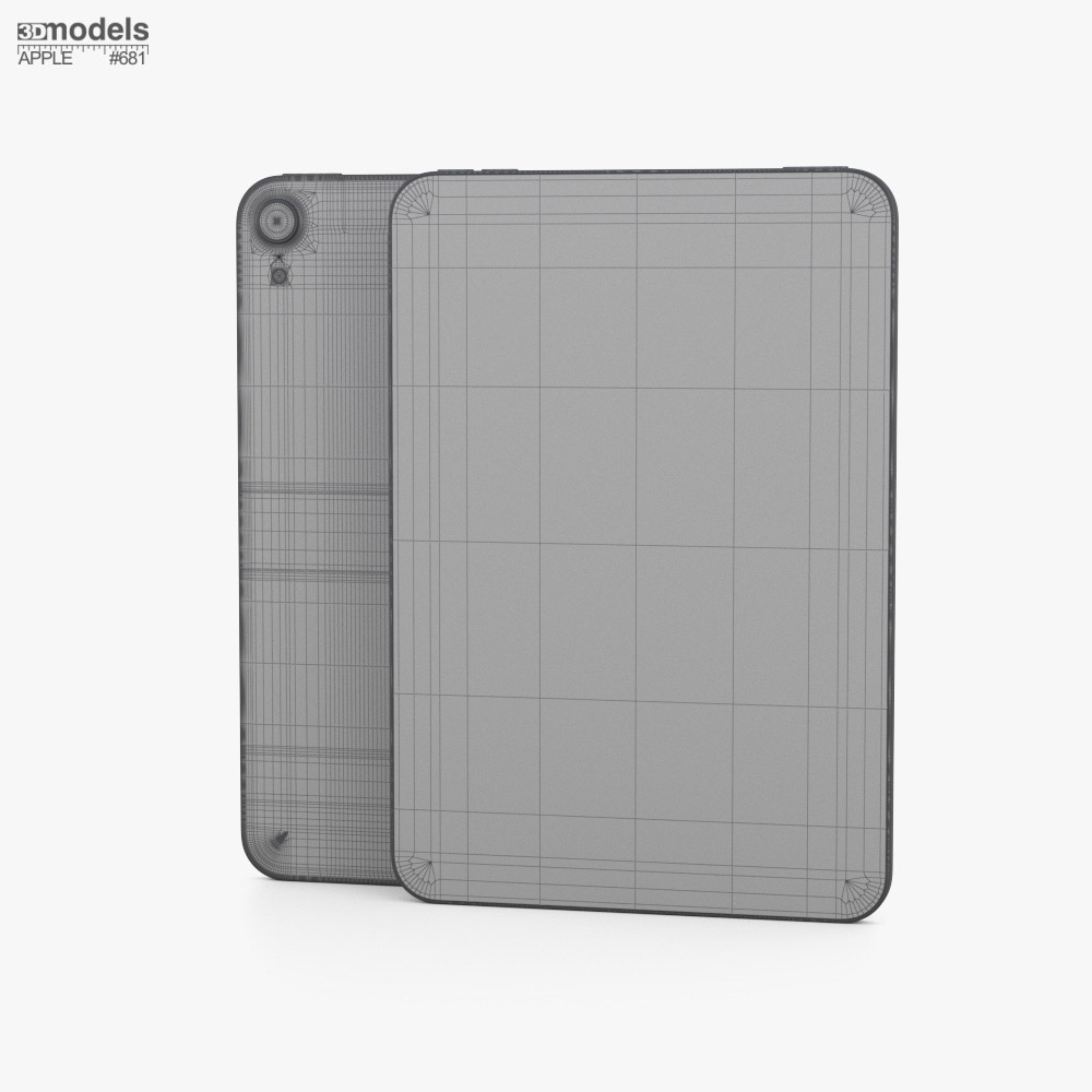 Apple iPad Mini 2024 紫色 3D模型 - 下载 平板電腦 开启 3DModels.org