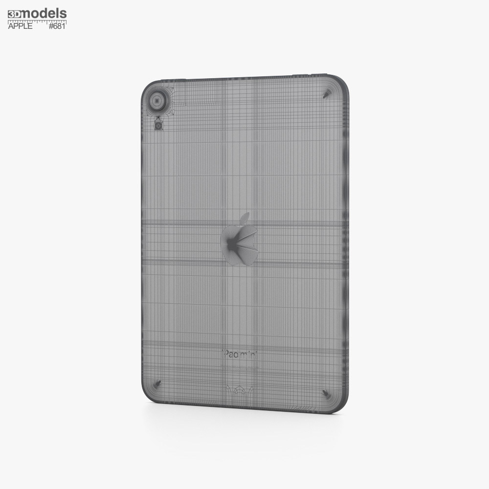 Apple iPad Mini 2024 紫色 3D模型 - 下载 平板電腦 开启 3DModels.org