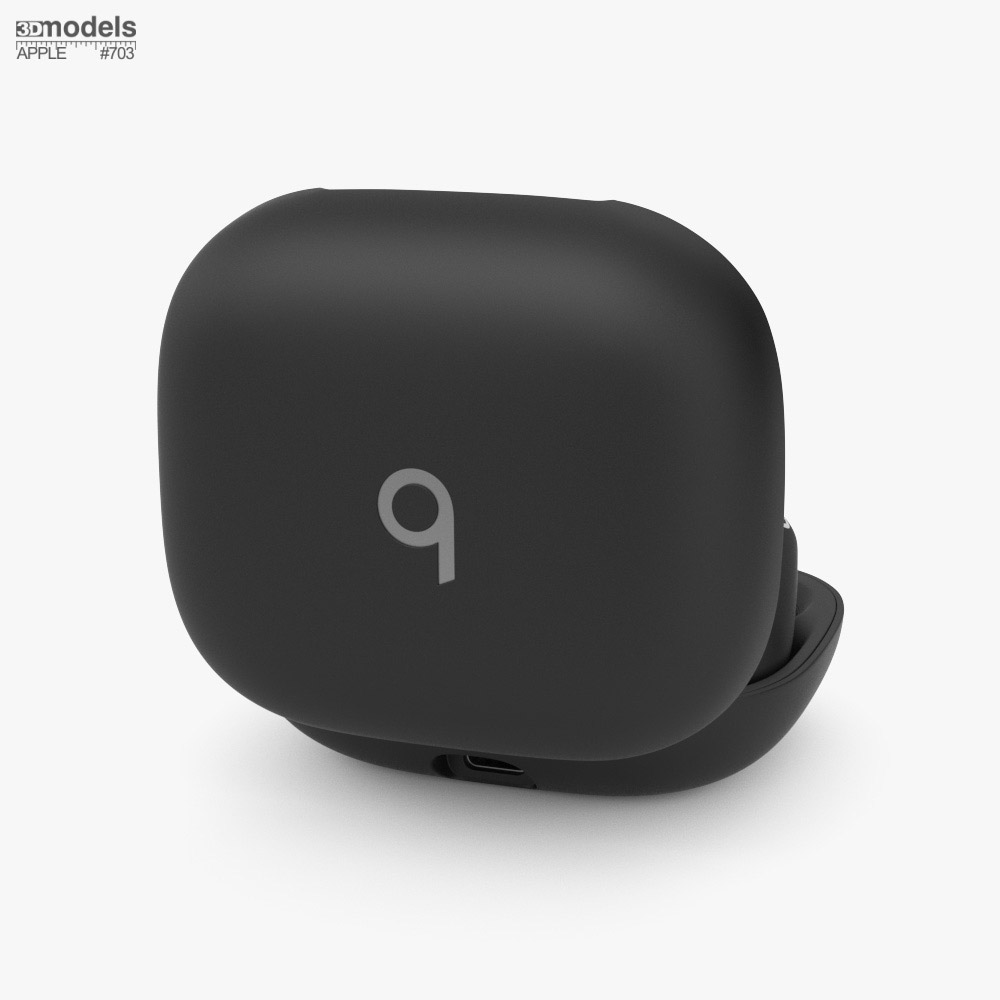 Apple Powerbeats Pro 2 煤黑色 3D模型 - 下载 音响设备 开启 3DModels.org