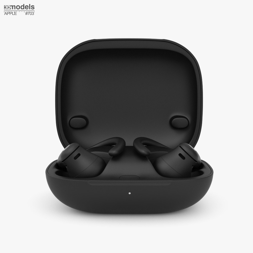 Apple Powerbeats Pro 2 Jet Black 3D model - Download Audio Devices on ...