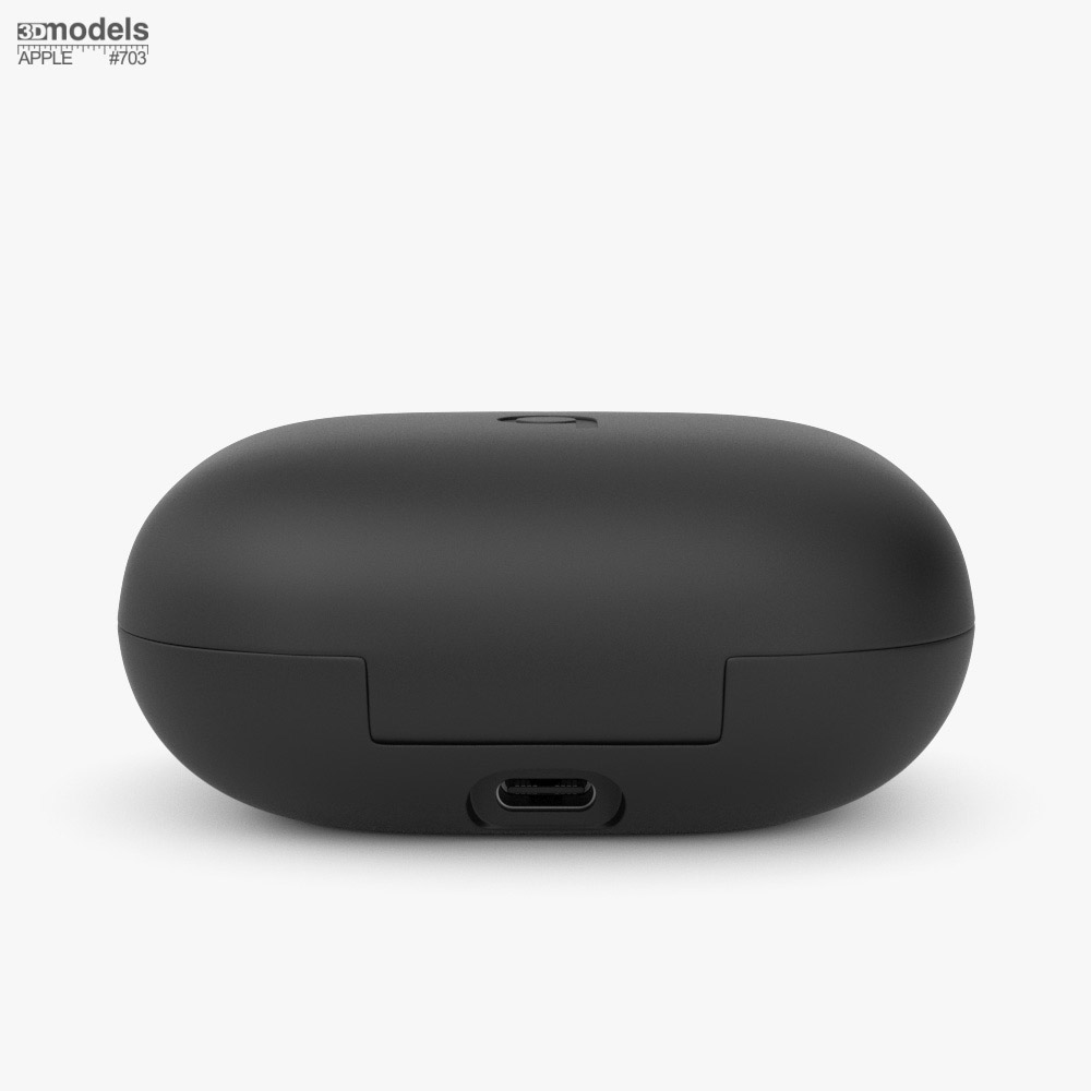 Apple Powerbeats Pro 2 煤黑色 3D模型 - 下载 音响设备 开启 3DModels.org