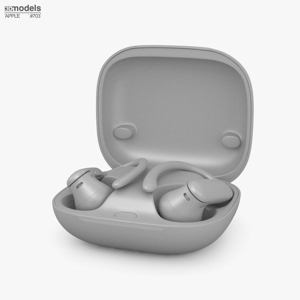 Apple Powerbeats Pro 2 Jet Black 3D model - Download Audio Devices on ...