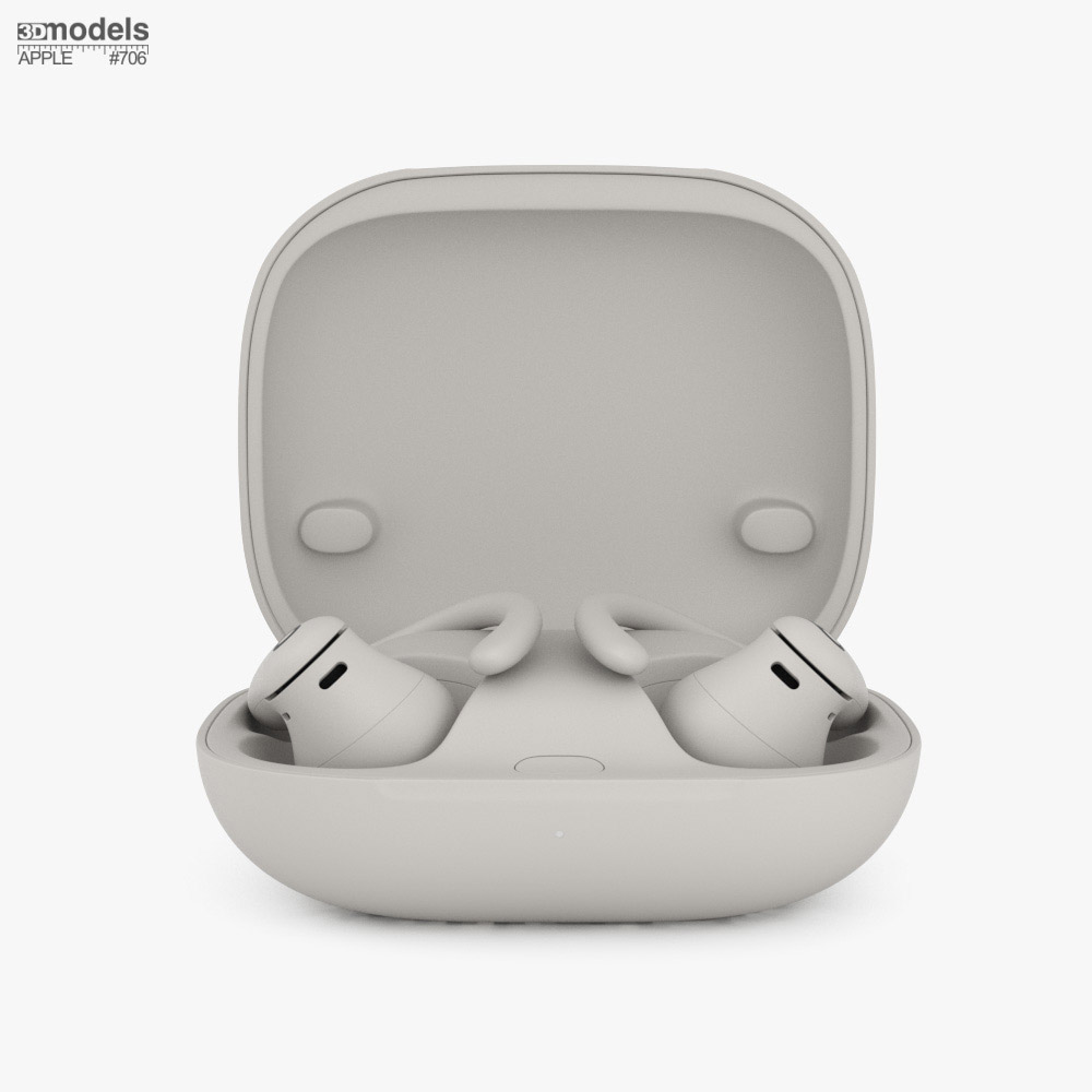 Apple Powerbeats Pro 2 Quick Sand 3D model - Download Audio Devices on ...