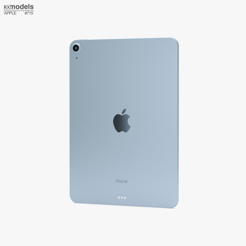 Apple iPad Air M3 11-inch (2025) Blue 3D model - Download Tablet on ...