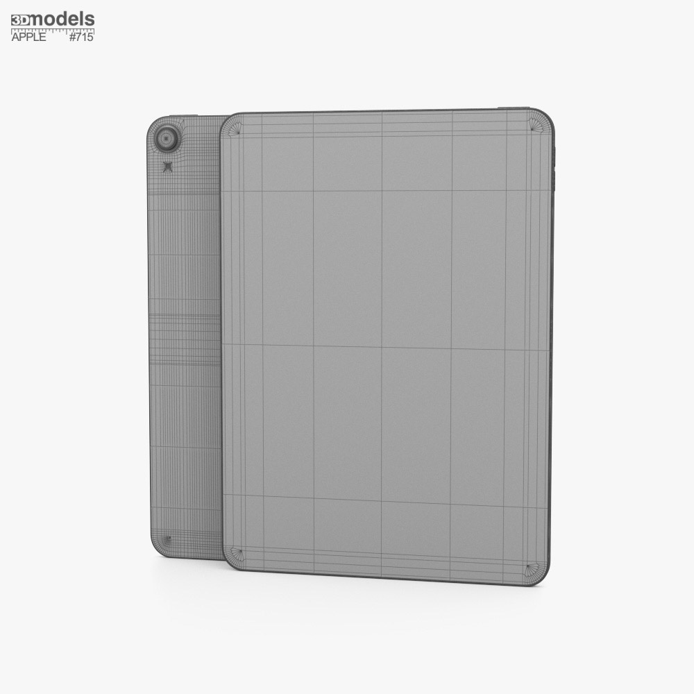 Apple iPad Air M3 11-inch (2025) Blue 3D model - Download Tablet on ...