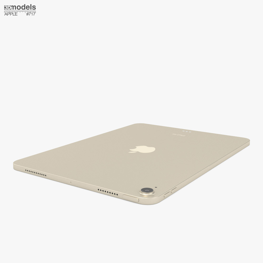 Apple iPad Air M3 11 Pulgadas (2025) Starlight Modelo 3D - Descargar ...