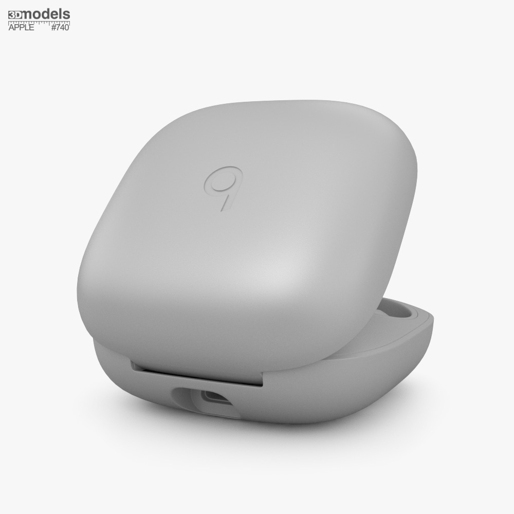 Apple Powerbeats Fit beige 3D model - Download Audio Devices on ...