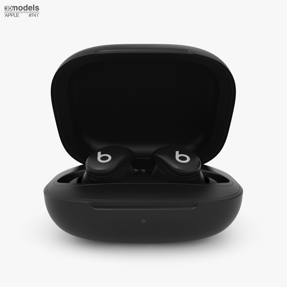 Apple Powerbeats Fit black 3Dモデル - ダウンロード オーディオ機器 on 3DModels.org