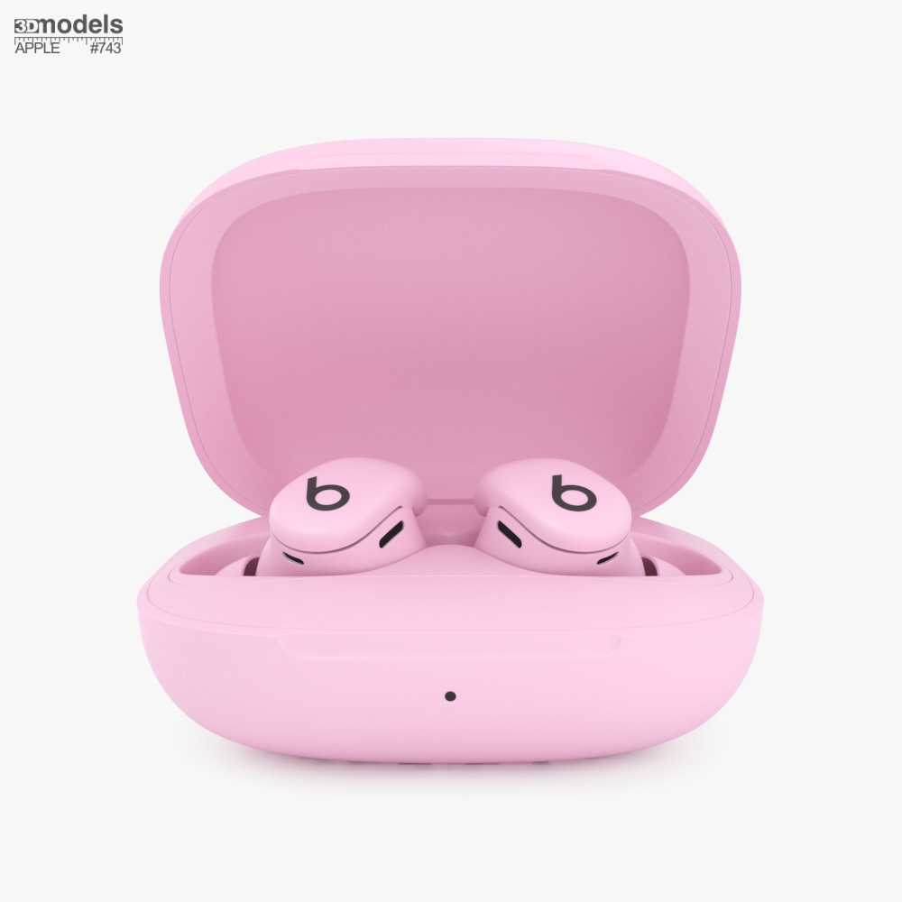Apple Powerbeats Fit pink Modelo 3D - Descargar Dispositivos de audio ...