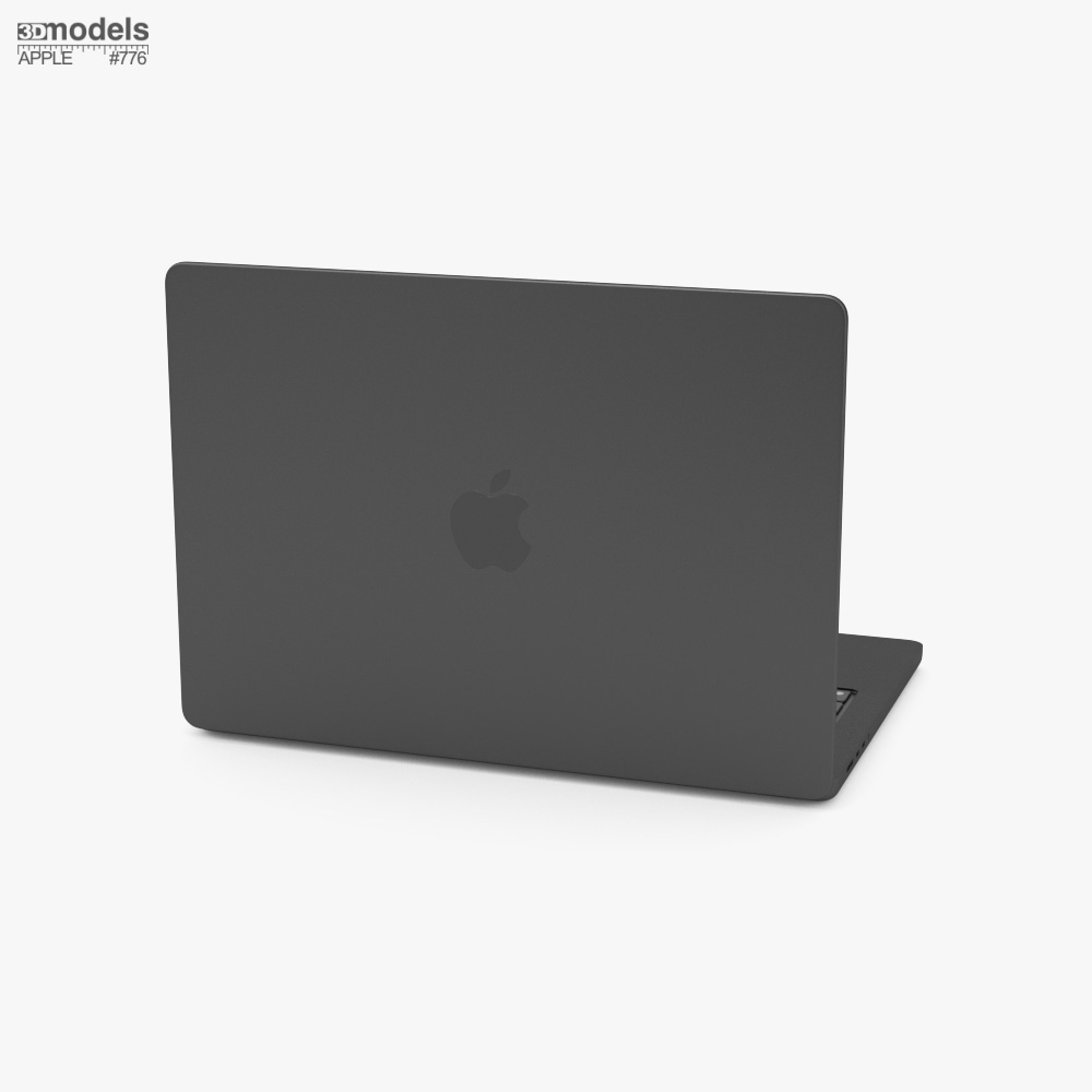 Apple MacBook Pro 2025 M5 Chip 14 inch Space Black 3D model - Download ...