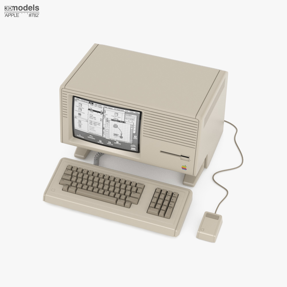 Apple Lisa 2 Computadora Vintage Modelo 3D - Descargar Ordenador de ...