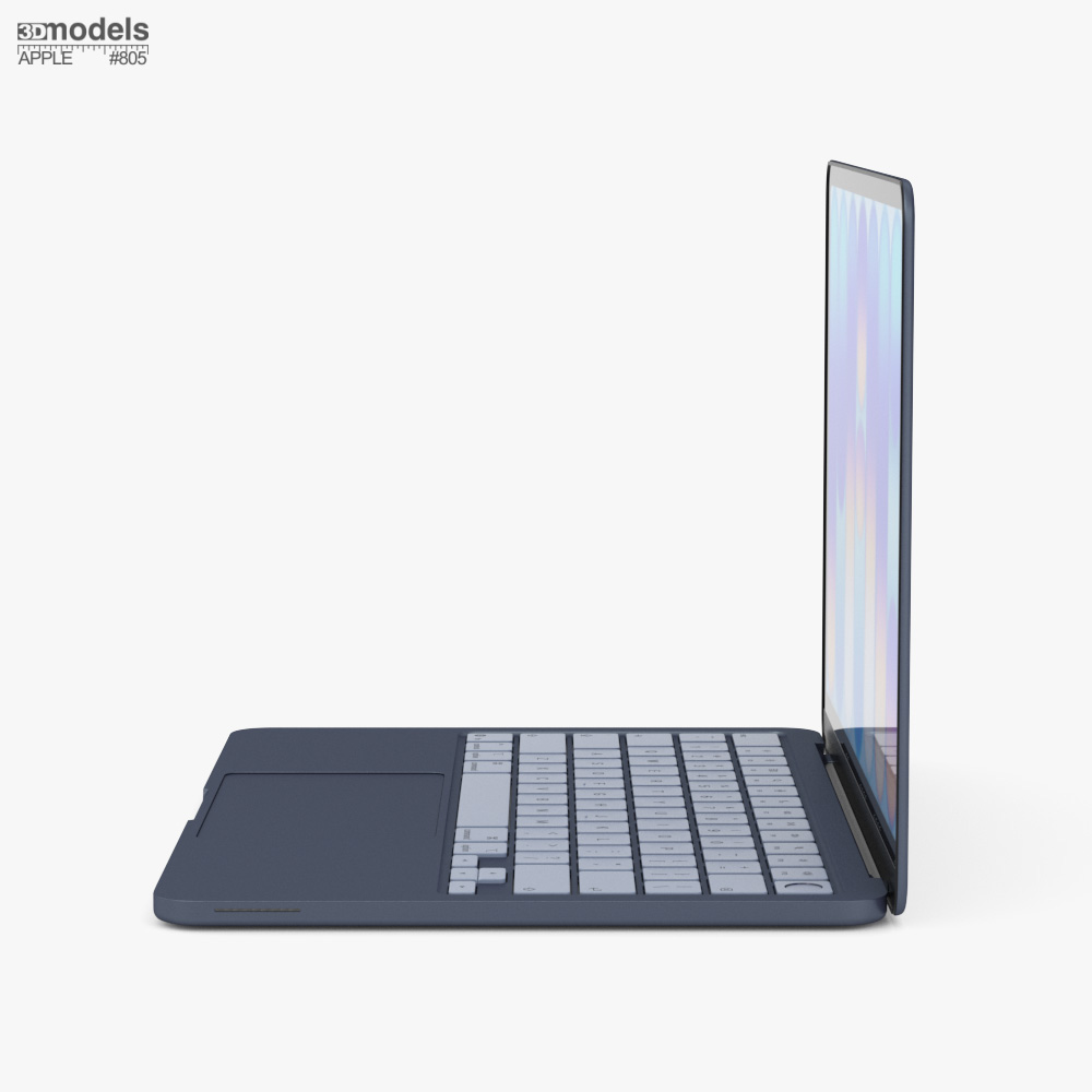 Apple MacBook Neo Magic Keyboard з TouchID в Індиго 3D модель - Скачати ...