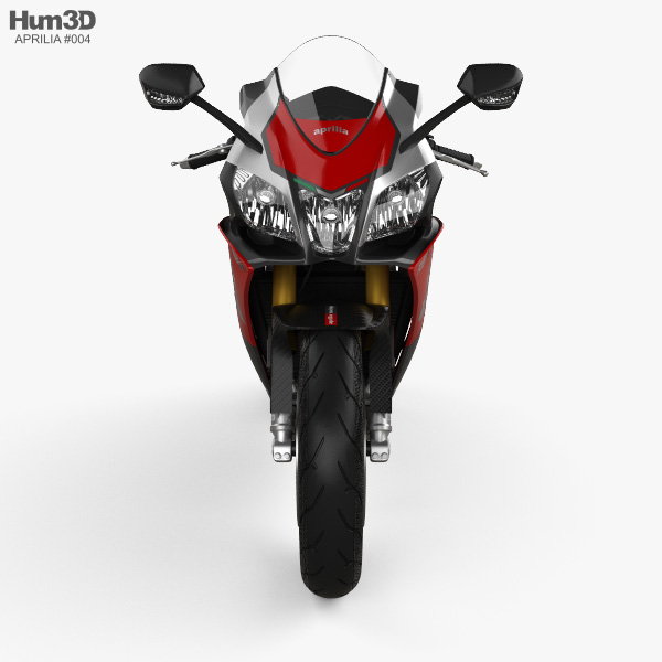 Aprilia RSV4 RF 2018 3D model - Download Motorcycle on 3DModels.org