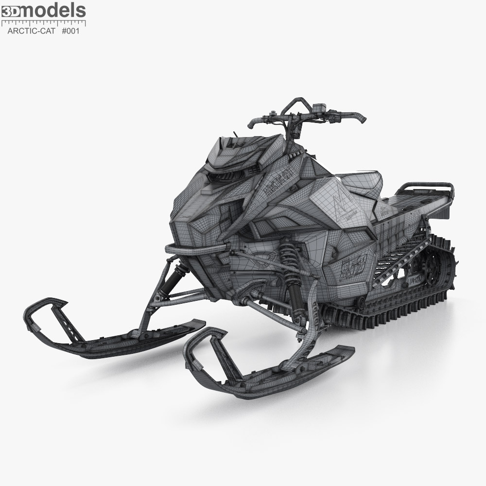 Arctic Cat M858 Alpha One 2025 3D model - Download ATV on 3DModels.org