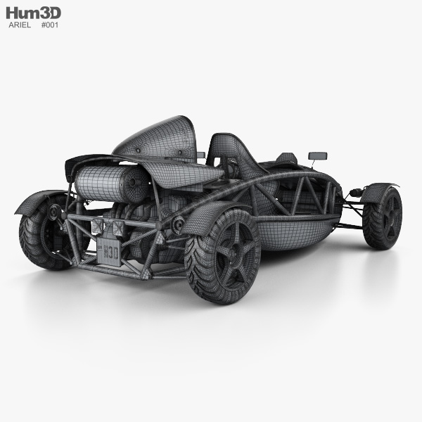 Ariel Atom 2014 3D model - Download Sports car on 3DModels.org