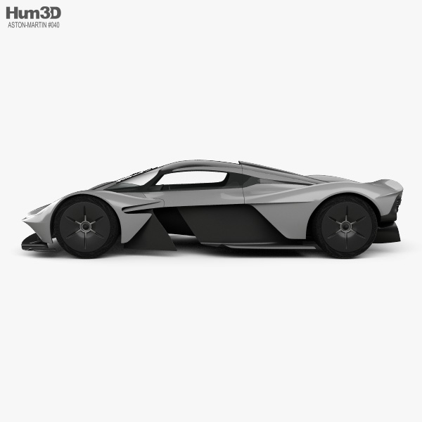 Aston Martin Valkyrie 2018 3D model - Download Sports car on 3DModels.org