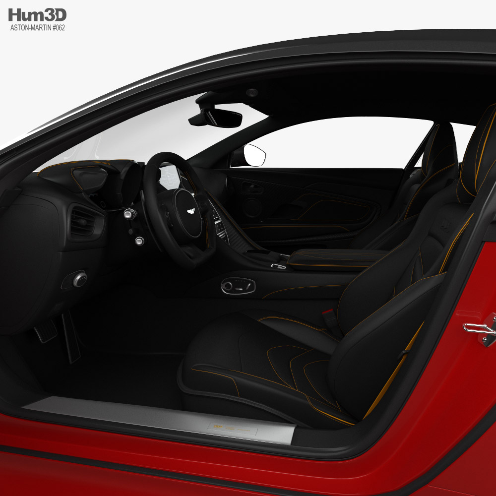 Aston Martin DBS Superleggera with HQ interior 2023 3D model - Download ...