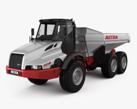 Astra HD9 (84-52) Dump Truck 4-axle with HQ interior 2015 3D model ...