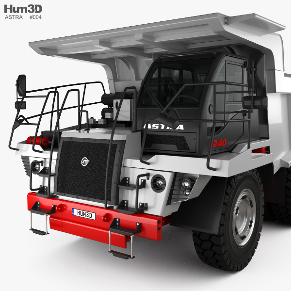 Astra RD40 Dump Truck 2017 3D model - Download Truck on 3DModels.org