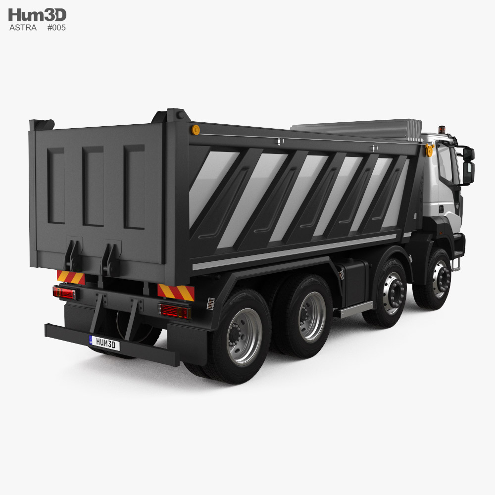 Astra HD9 (84-52) Dump Truck 4-axle with HQ interior 2015 3D model ...