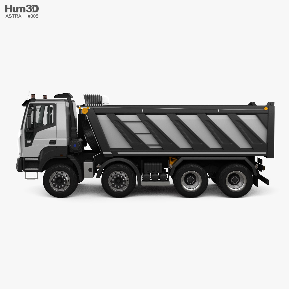 Astra HD9 (84-52) Dump Truck 4-axle with HQ interior 2015 3D model ...