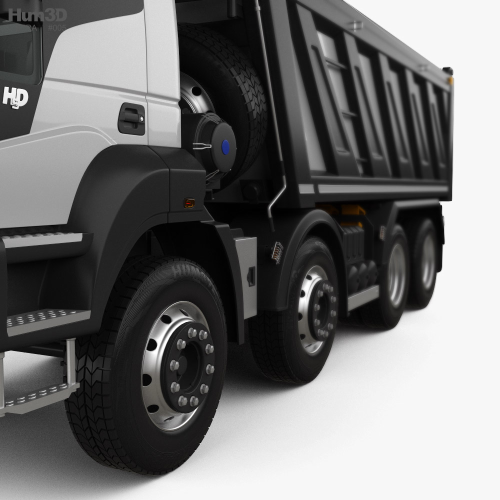 Astra HD9 (84-52) Dump Truck 4-axle with HQ interior 2015 3D model ...