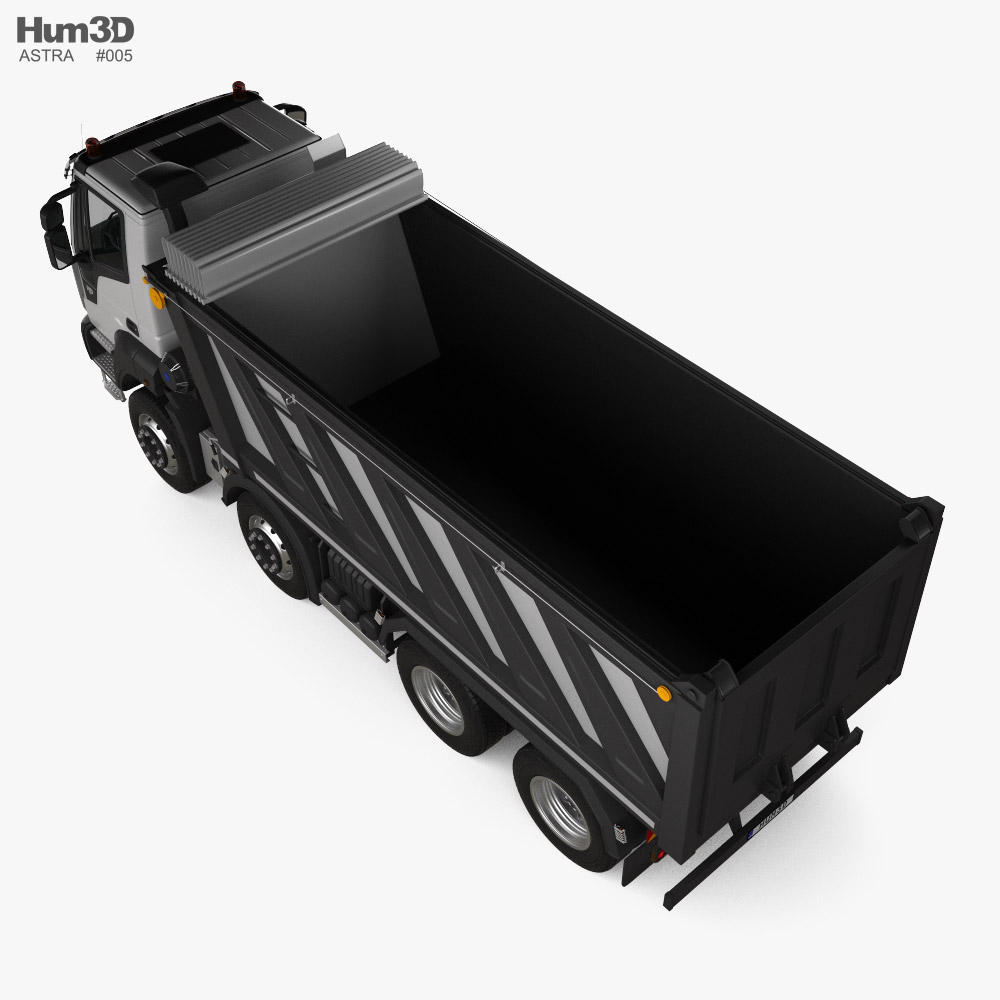 Astra HD9 (84-52) Dump Truck 4-axle with HQ interior 2015 3D model ...