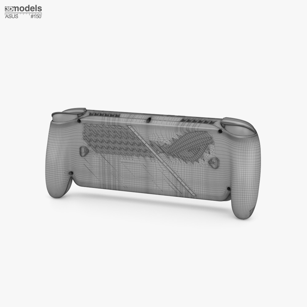 Asus ROG Xbox Ally 3D model - Download Game Console on 3DModels.org