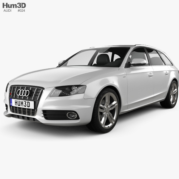 Audi S4 Avant 2013 3D model - Download Wagon car on 3DModels.org