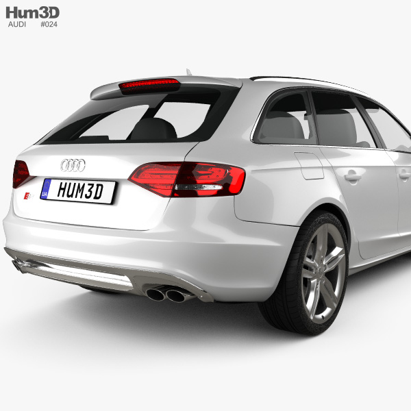 Audi S4 Avant 2013 3D model - Download Wagon car on 3DModels.org