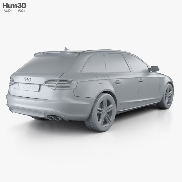 Audi S4 Avant 2013 3D model - Download Wagon car on 3DModels.org