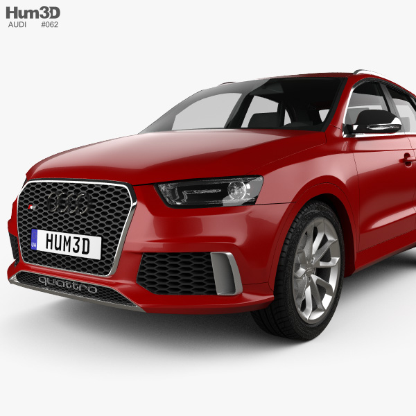 Audi RS Q3 2016 3D model - Download Crossover SUV on 3DModels.org