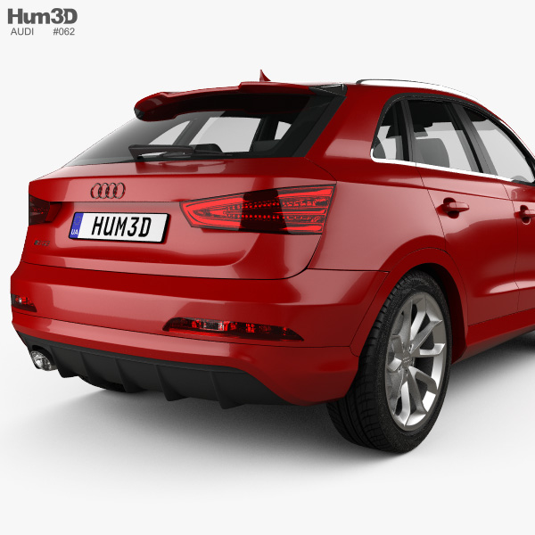 Audi RS Q3 2016 3D model - Download Crossover SUV on 3DModels.org